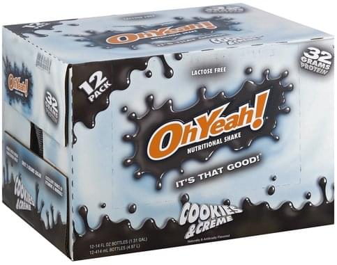 Oh Yeah Cookies And Cream Protein Shake Nutrition Facts | Besto Blog