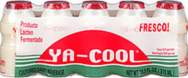 Ya-cool Cultured Peach 2.1 Oz Dairy Beverage - 5, Nutrition Information ...