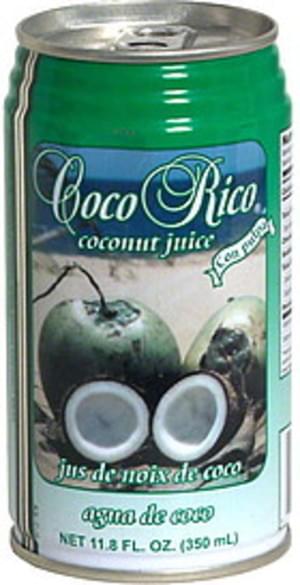 Coco Rico Coconut Juice - 11.8 oz, Nutrition Information | Innit