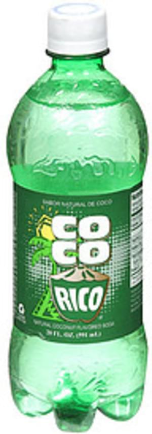 Coco Rico Original Natural Coconut Flavored Soda - 20 oz, Nutrition ...