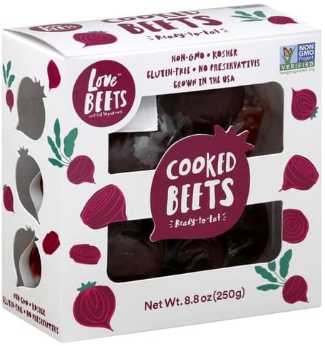 Love Beets Ready-to-Eat Cooked Beets - 8.8 oz, Nutrition Information ...