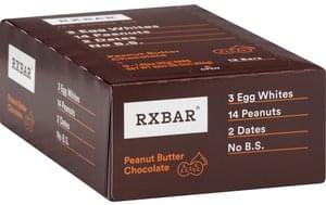 Rxbar Peanut Butter Chocolate Protein Bar - 12 ea, Nutrition ...