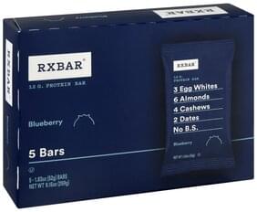 Rxbar Blueberry Protein Bar - 5 ea, Nutrition Information | Innit