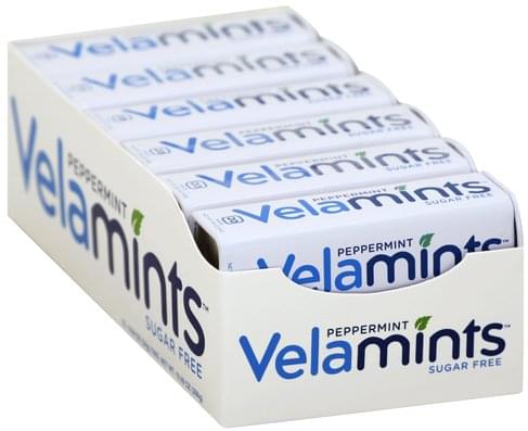 Velamints Sugar Free, Peppermints Mints - 12 ea, Nutrition Information ...