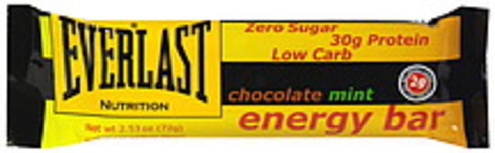 Everlast Chocolate Mint Energy Bar - 12 ea, Nutrition Information | Innit