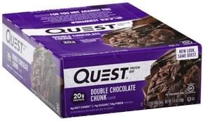 Quest Double Chocolate Chunk Flavor Protein Bar - 12 ea, Nutrition ...