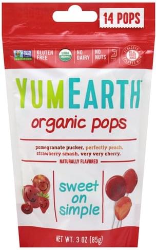 Yumearth Organic Pops - 14 ea, Nutrition Information | Innit
