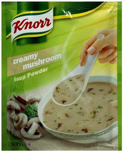 KNORR Creamy Mushroom Soup Powder - 58 g, Nutrition Information | Innit