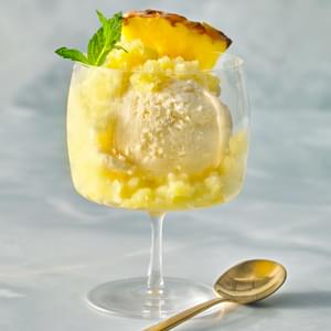 Pineapple Granita with Ice Cream | Central Market - Really Into Food
